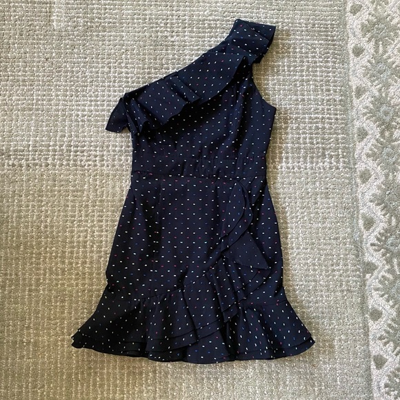 Wayf | Dresses | Wayf One Shoulder Black Cocktail Dress | Poshmark